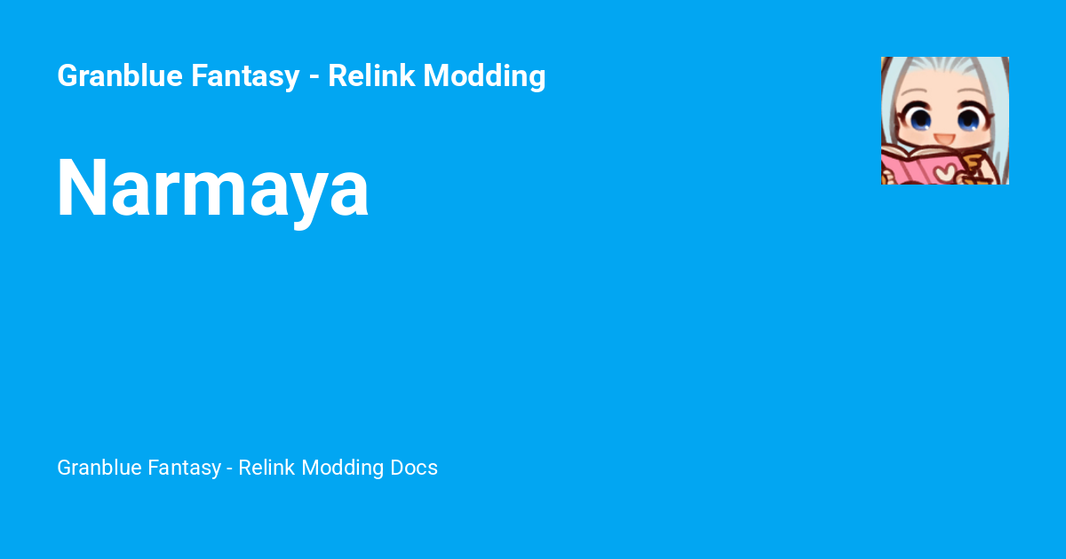 Narmaya - Granblue Fantasy - Relink Modding